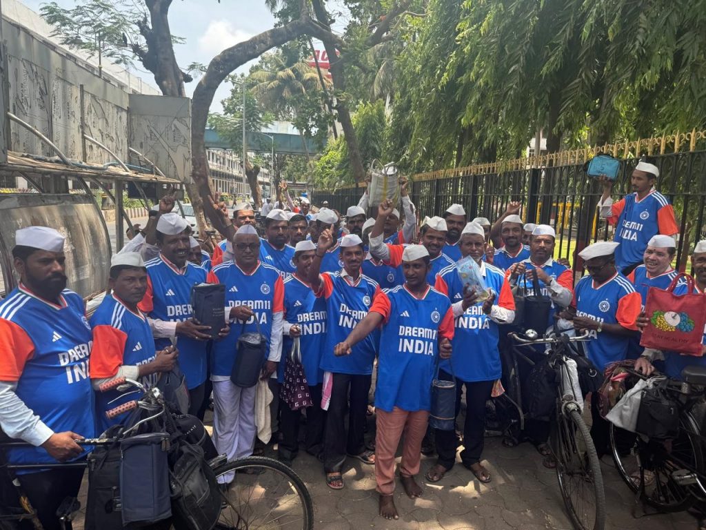 Mumbai's iconic Dabbawalas wishing India best of luck for T20 World Cup ...